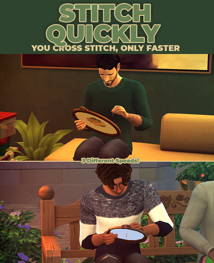 Stitch Quickly Perform Cross Stitch Interactions Faster at Mod The Sims ...