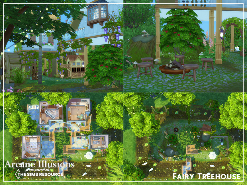 Arcane Illusions - Fairy Treehouse by sharon337 at TSR » Sims 4 Updates