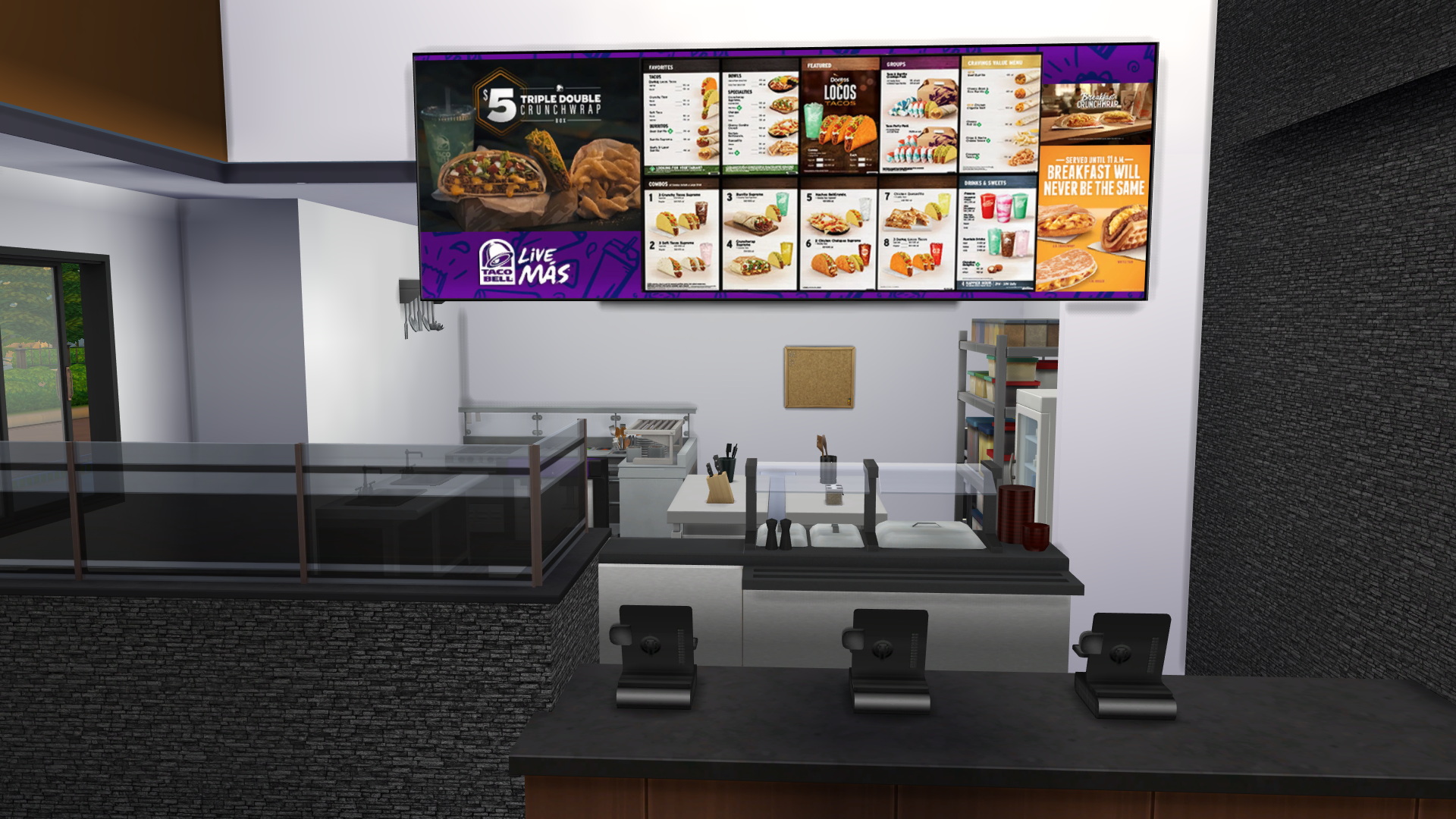 Taco Bell #2 by jctekksims at Mod The Sims 4 » Sims 4 Updates