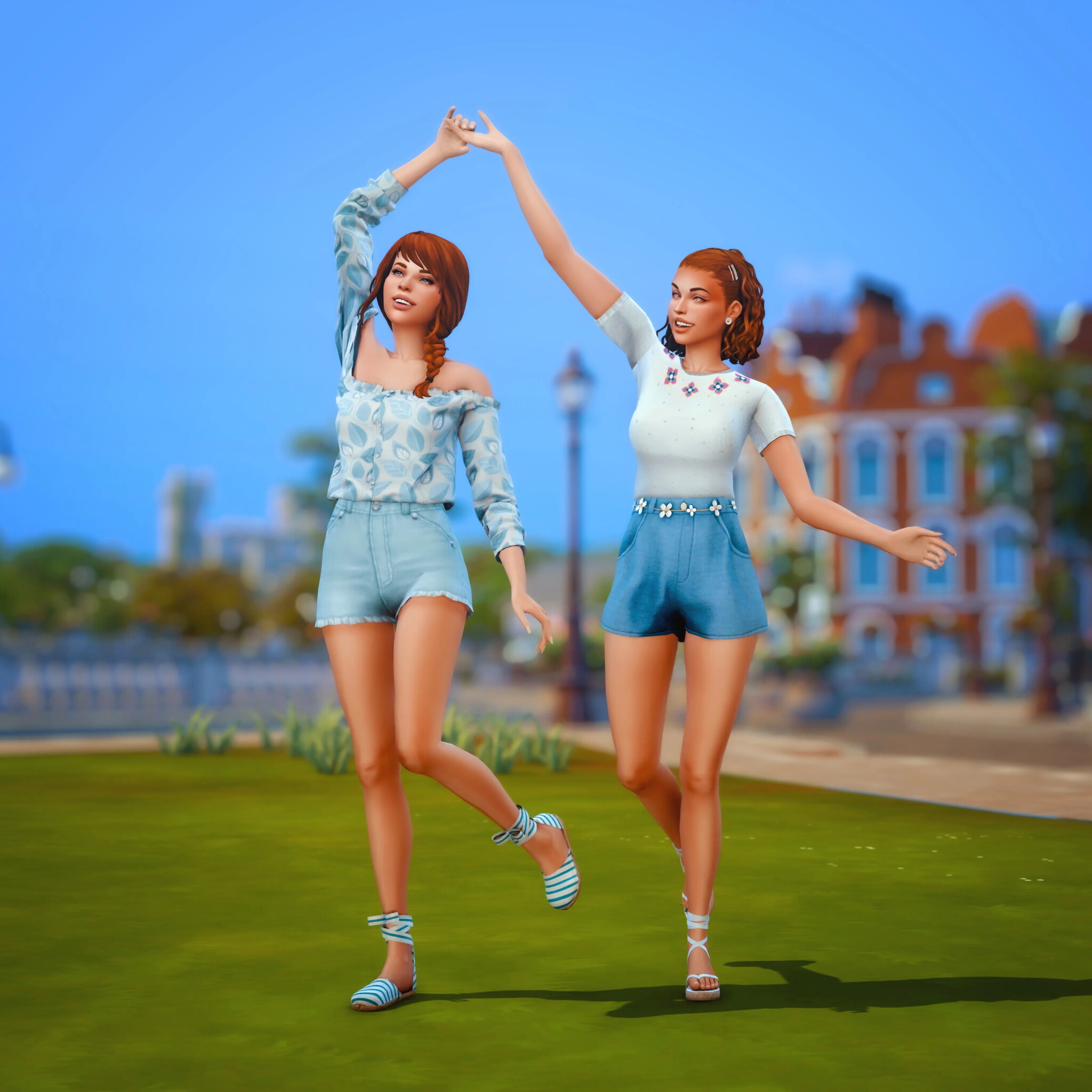 Sisters Pose Pack at Katverse » Sims 4 Updates