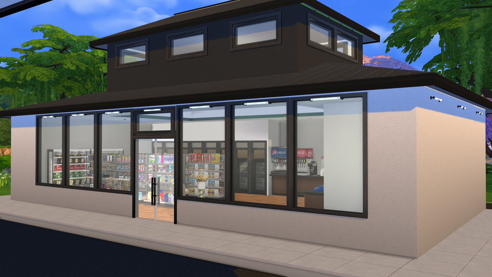 BP Gas Station by jctekksims at Mod The Sims 4 » Sims 4 Updates