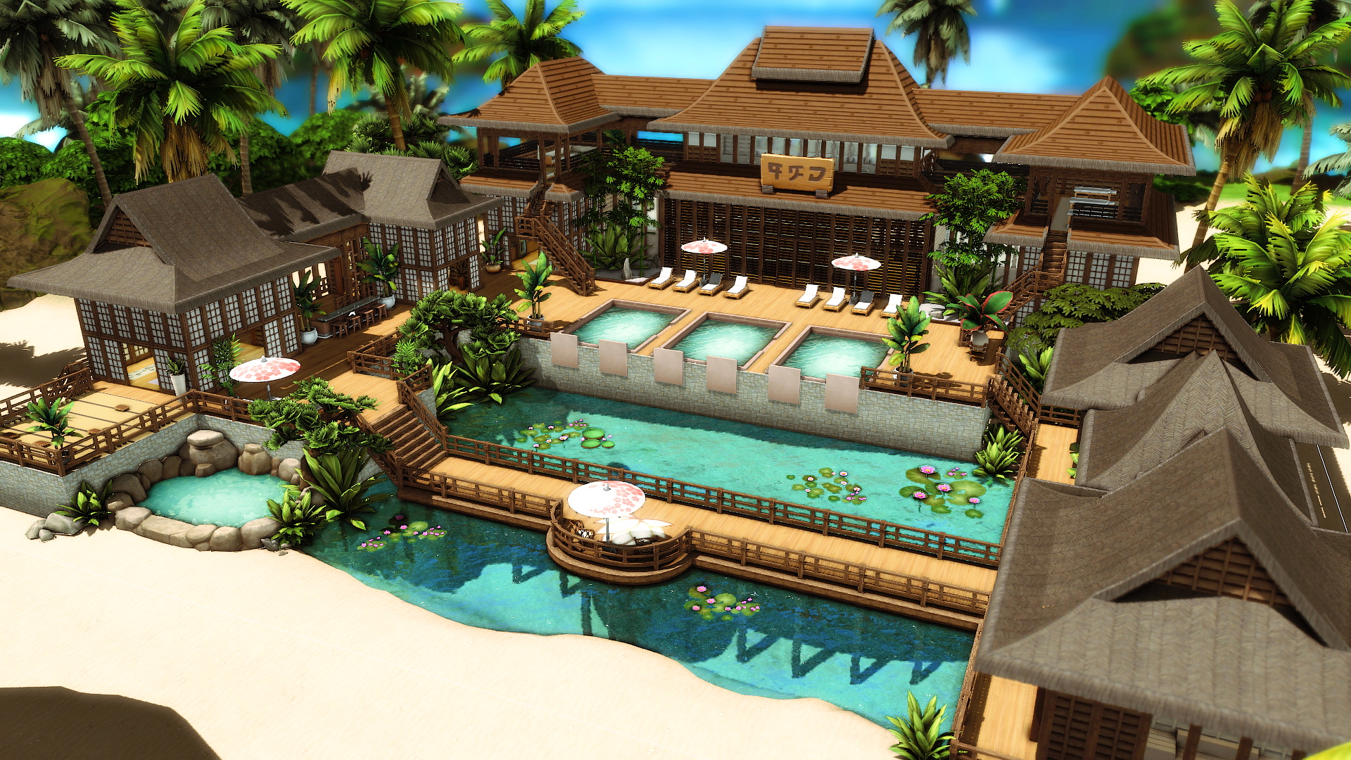 No CC Spa by plumbobkingdom at Mod The Sims 4 » Sims 4 Updates