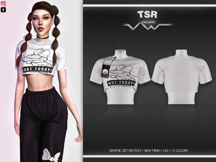 GRAPHIC SET-158 (TOP) BD550 by busra-tr at TSR » Sims 4 Updates