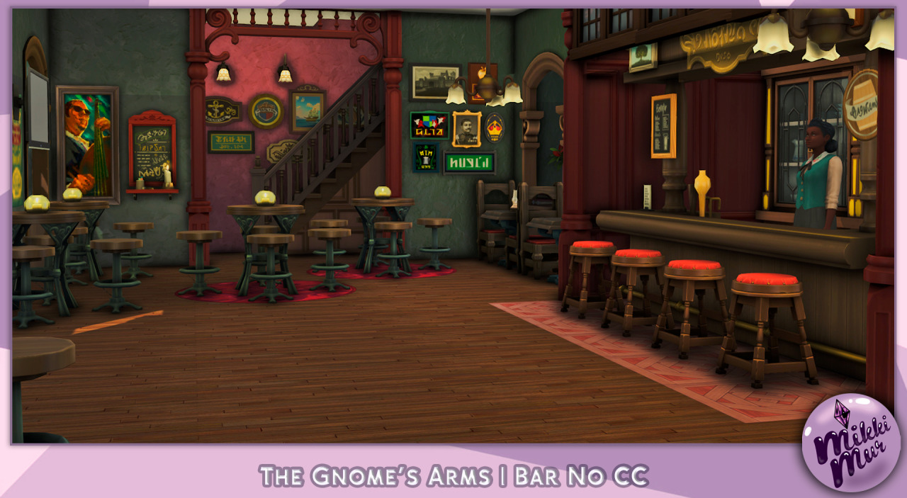 The Gnome’s Arms Pub at MikkiMur » Sims 4 Updates