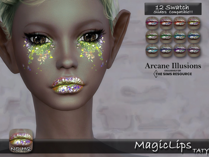 Arcane Illusions Magic Lips by tatygagg at TSR » Sims 4 Updates