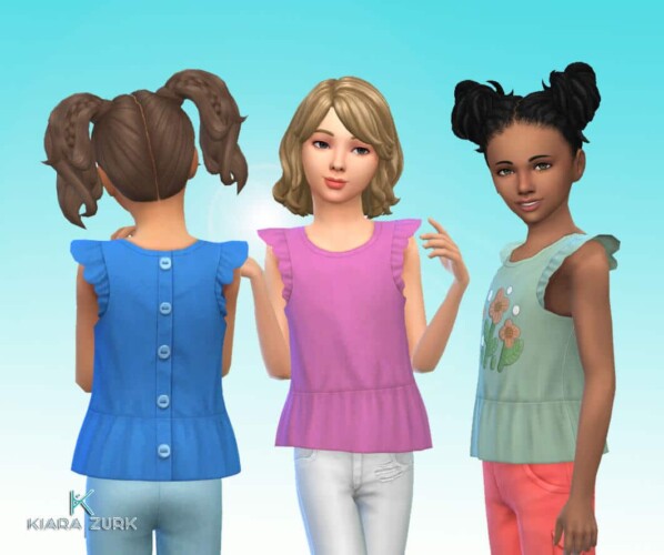 Bloomer Top at My Stuff Origin » Sims 4 Updates