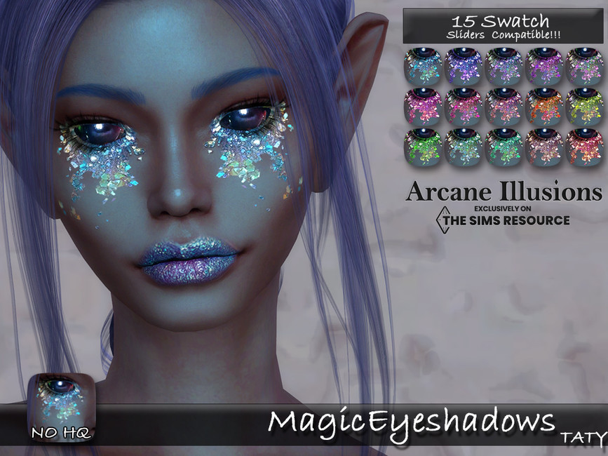Arcane Illusions Magic Eyeshadow by tatygagg at TSR » Sims 4 Updates