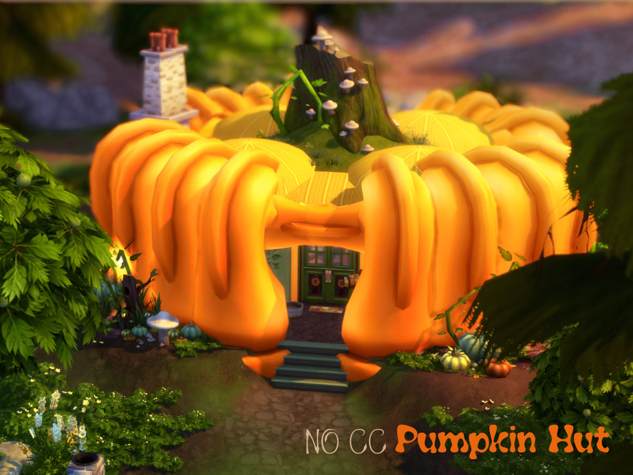 Pumpkin Hut by VirtualFairytales at TSR » Sims 4 Updates