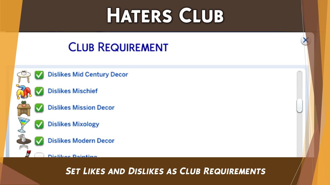 Haters Club by FDSims4Mods at TSR » Sims 4 Updates