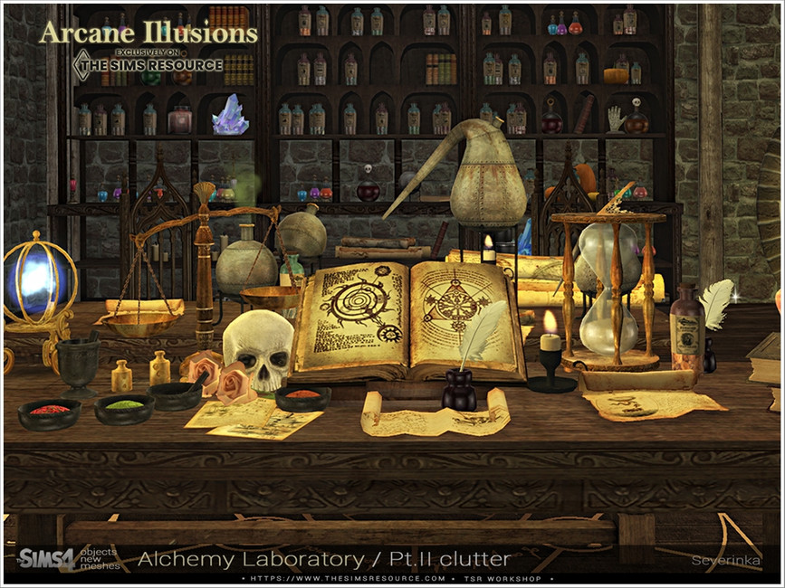 Arcane Illusions Alchemy Laboratory Pt.II clutter by Severinka_ at TSR ...
