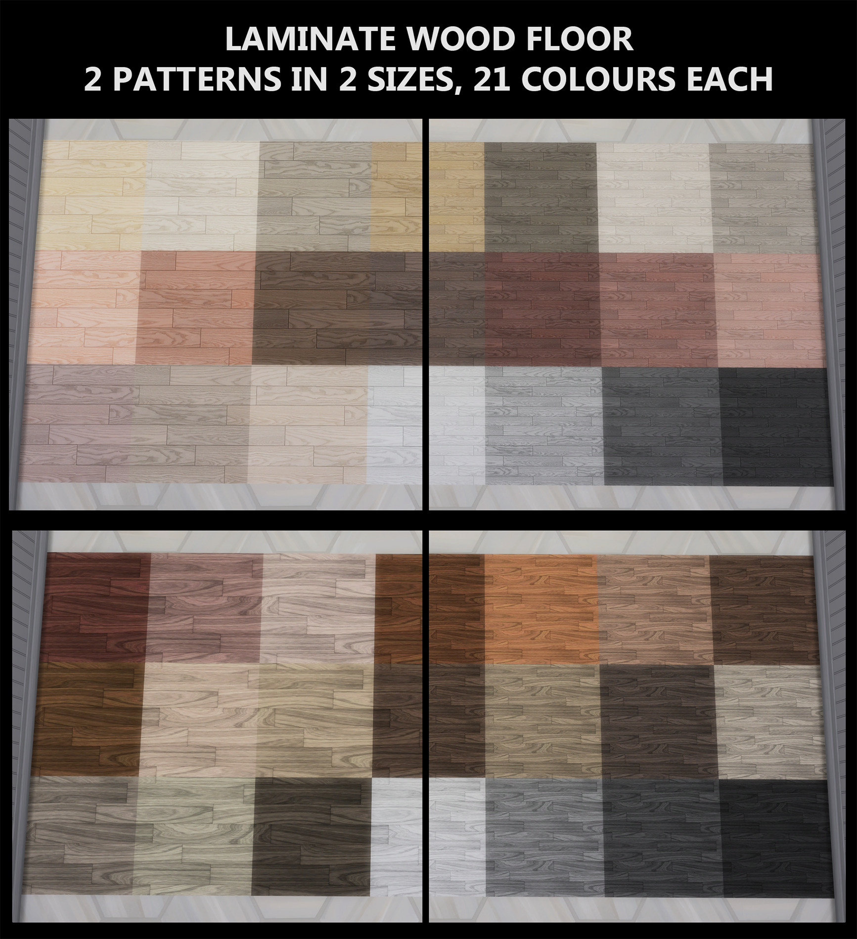 Laminate Wood Floors by Simmiller at Mod The Sims 4 » Sims 4 Updates