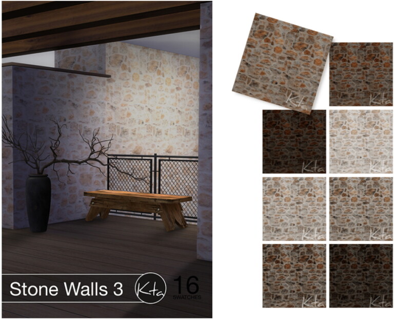 Sims 4 stone walls downloads » Sims 4 Updates