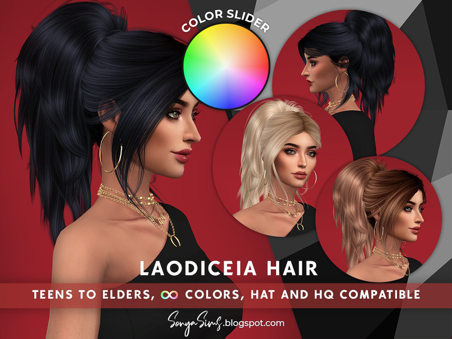 Laodiceia COLOR SLIDER RETEXTURE by SonyaSimsCC at TSR » Sims 4 Updates