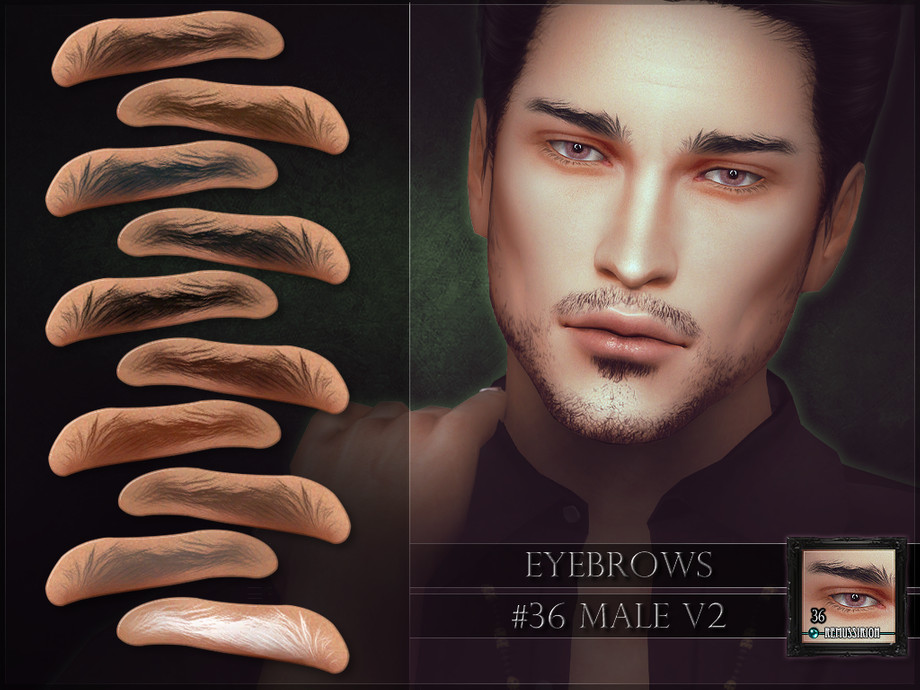 Eyebrows 36 male V2 by RemusSirion at TSR » Sims 4 Updates