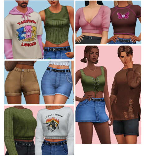AxA 2021: Planet AxA 50+ CAS Items at AHarris00Britney » Sims 4 Updates