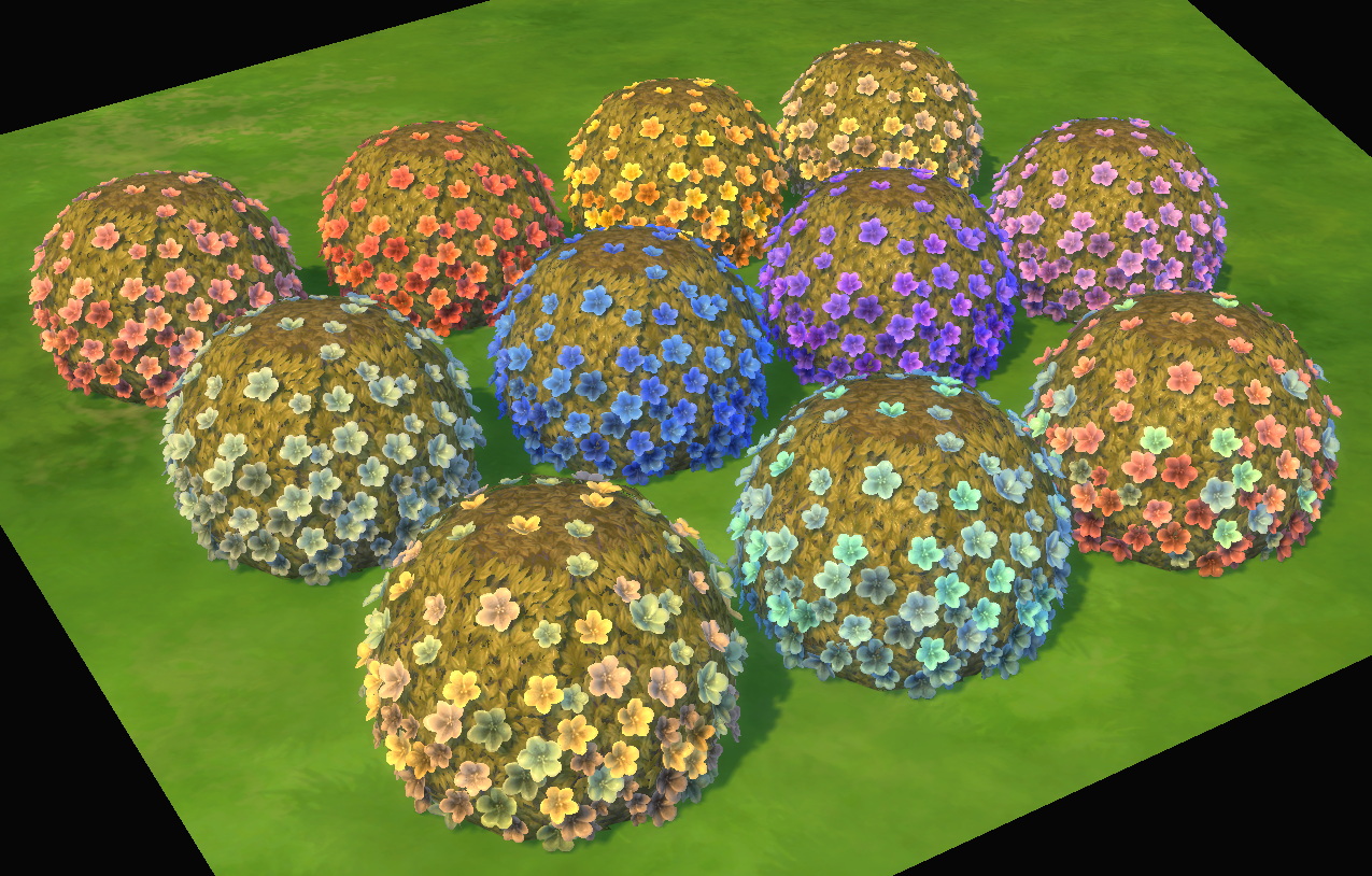 Fall Flowers by Simmiller at Mod The Sims 4 » Sims 4 Updates