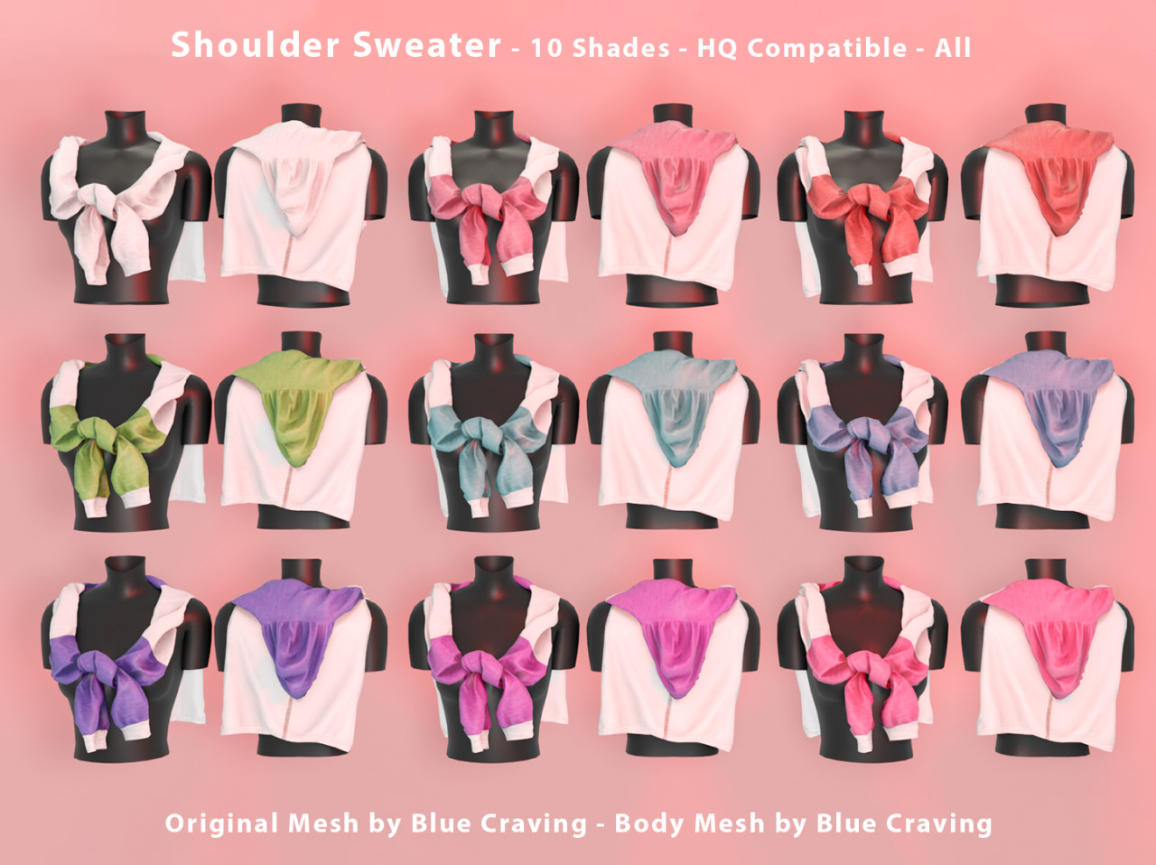 SHOULDER SWEATER at Blue Craving » Sims 4 Updates