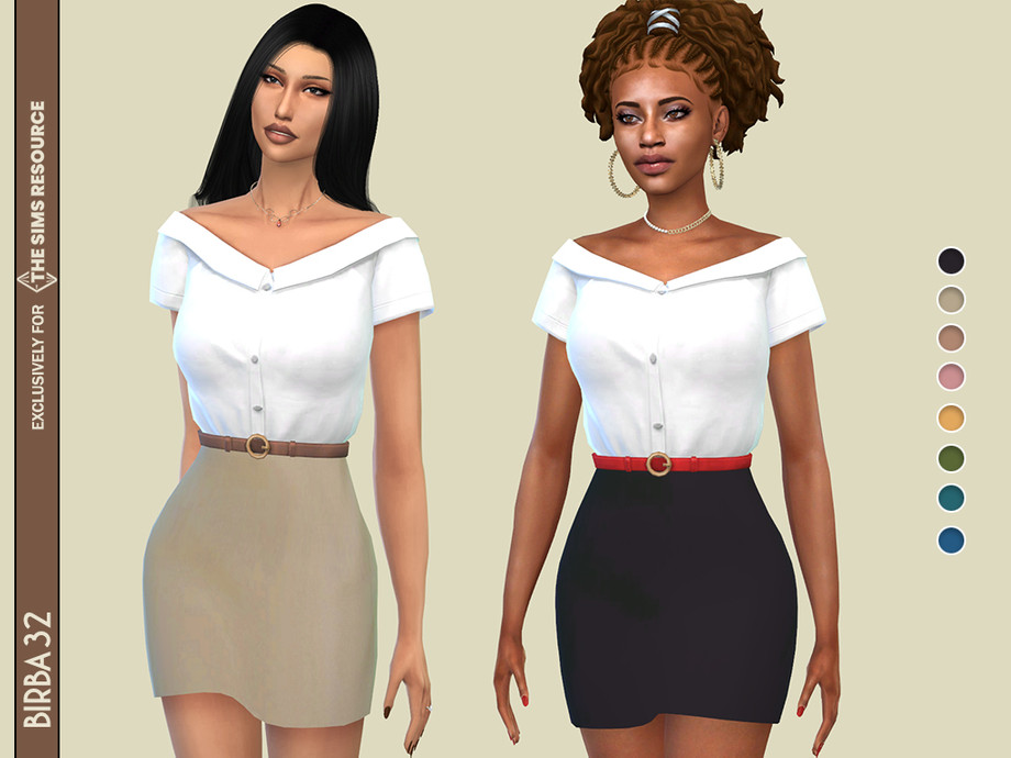 Arlene Outfit by Birba32 at TSR » Sims 4 Updates