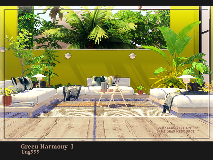 Green Harmony I by ung999 at TSR » Sims 4 Updates