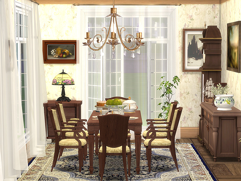 Dining Room - Tea Time by Flubs79 at TSR » Sims 4 Updates
