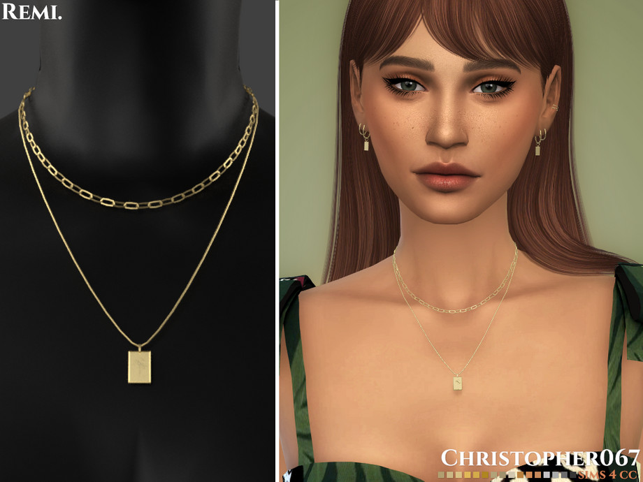 Remi Necklace by Christopher067 at TSR » Sims 4 Updates