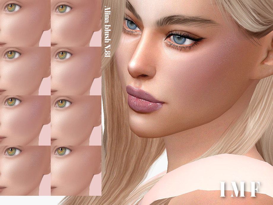 IMF Alina Blush N.81 by IzzieMcFire at TSR » Sims 4 Updates