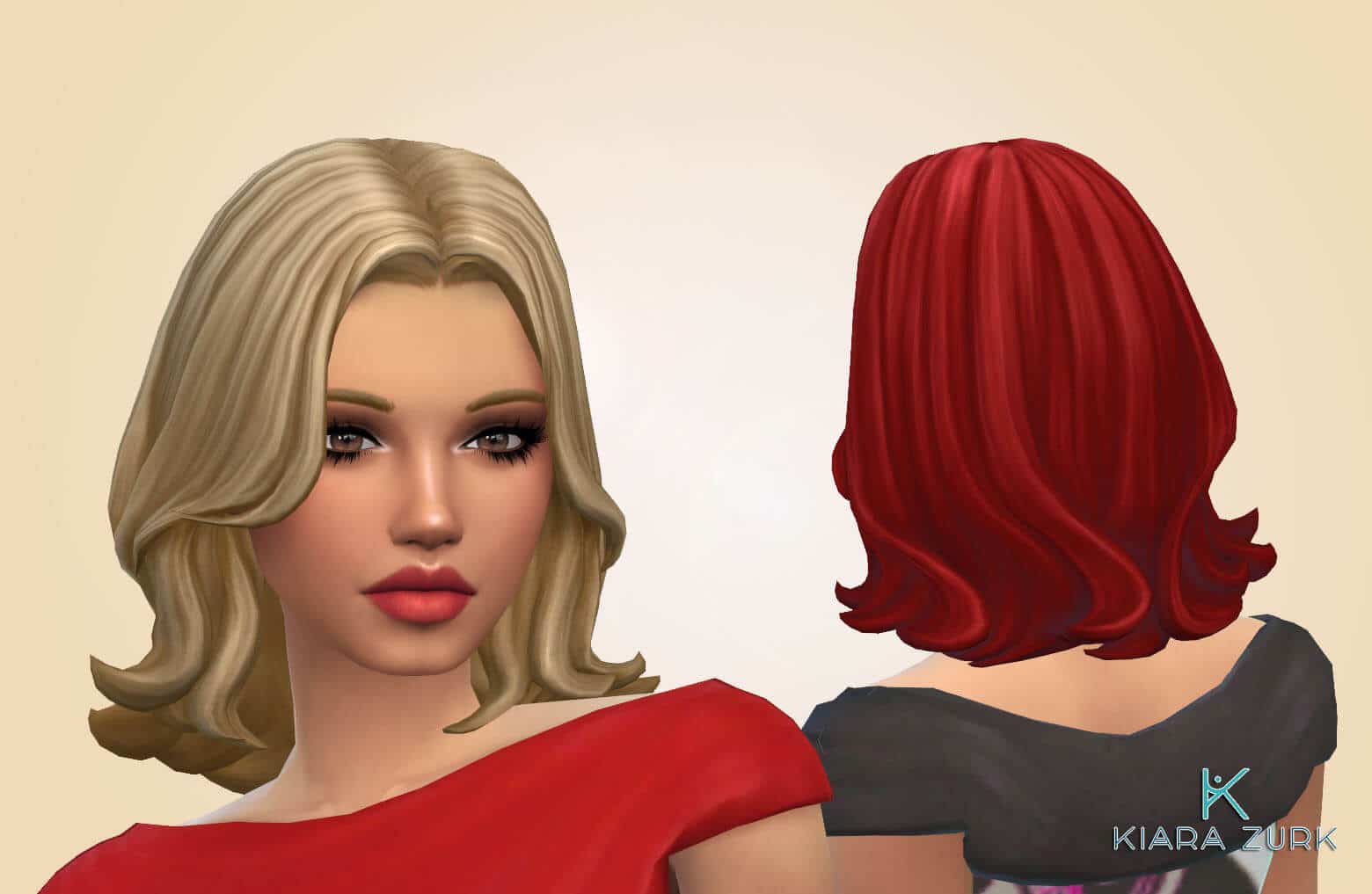 Jenna Hairstyle at My Stuff Origin » Sims 4 Updates