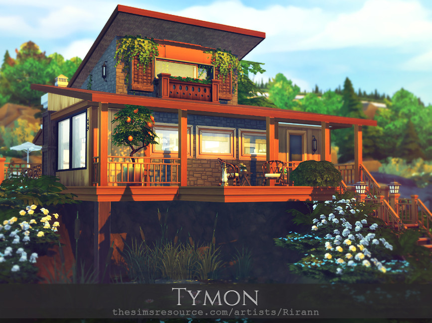 Tymon House by Rirann at TSR » Sims 4 Updates