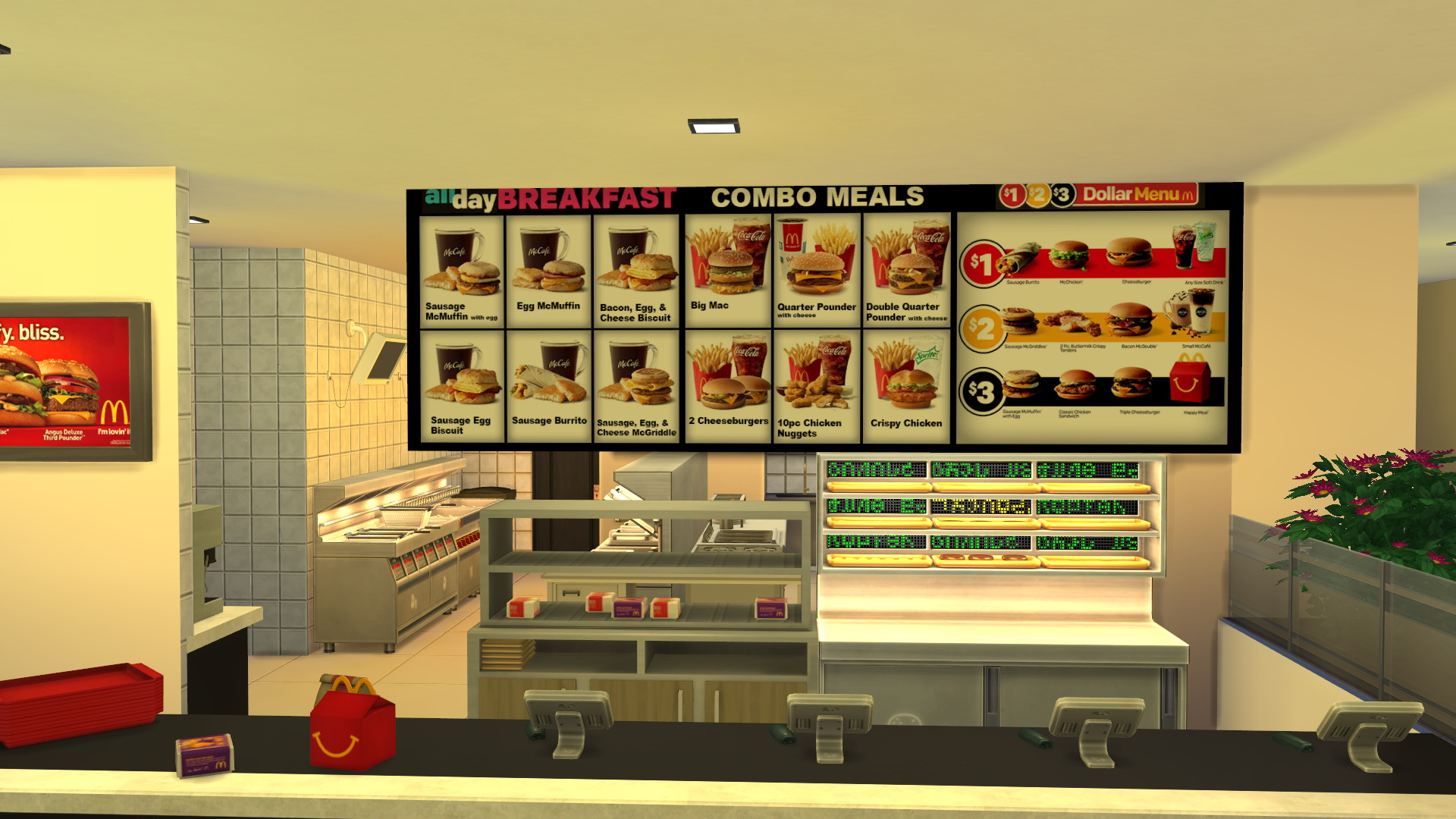 McDonald's #3 by JCTekkSims at Mod The Sims 4 » Sims 4 Updates