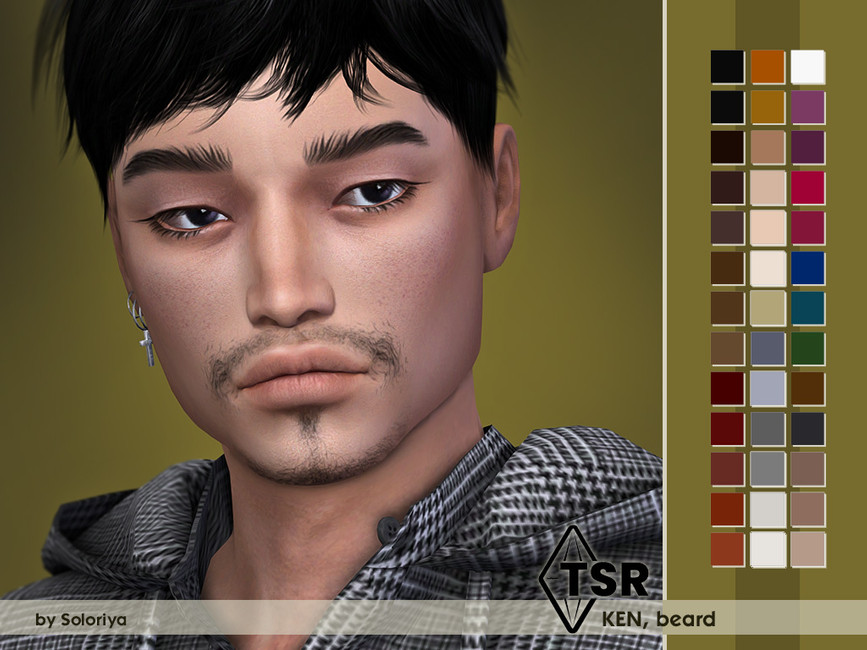 Beard Ken by soloriya at TSR » Sims 4 Updates