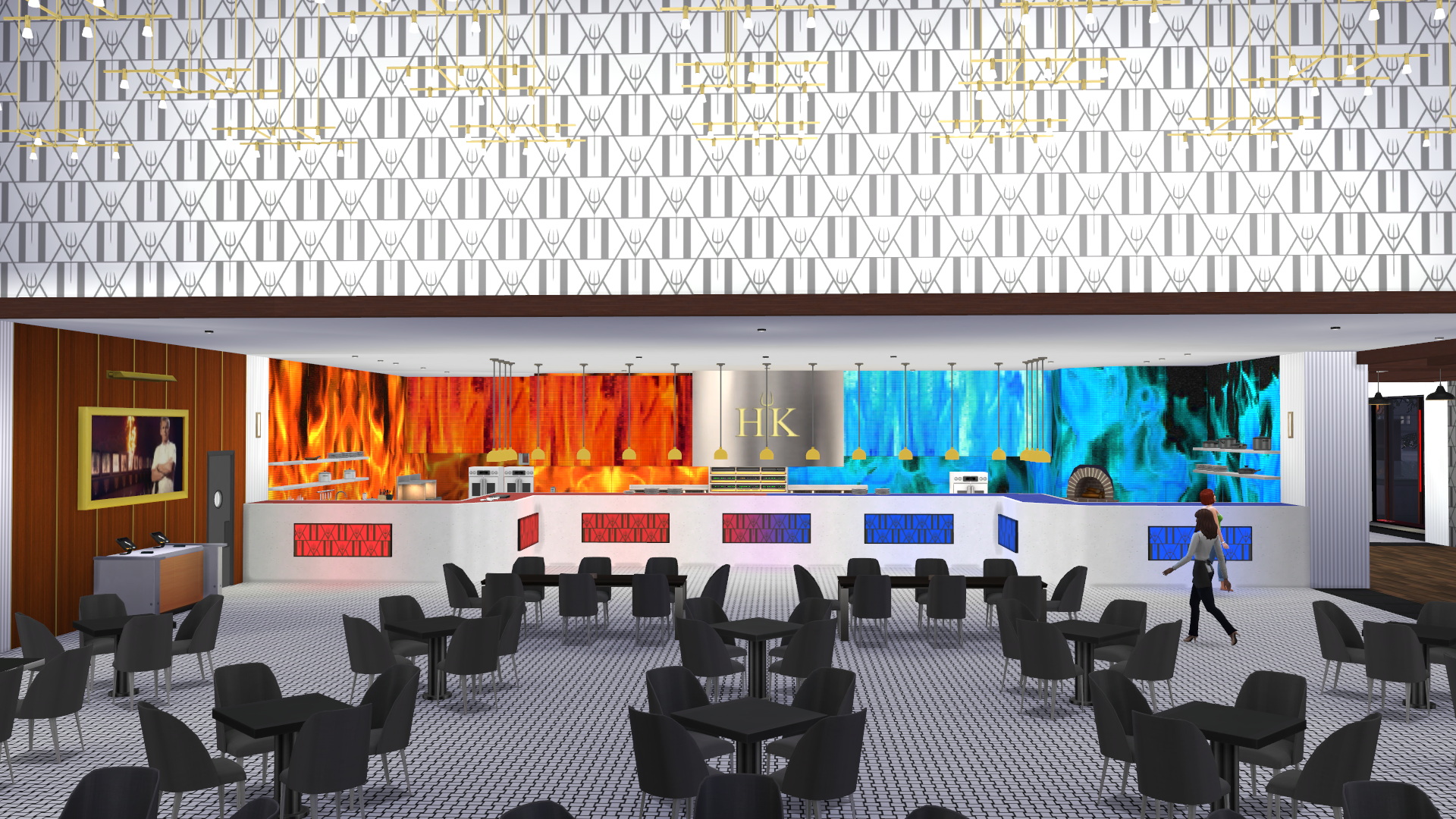 Hell's Kitchen Caesars Palace Las Vegas at Mod The Sims 4 » Sims 4 Updates