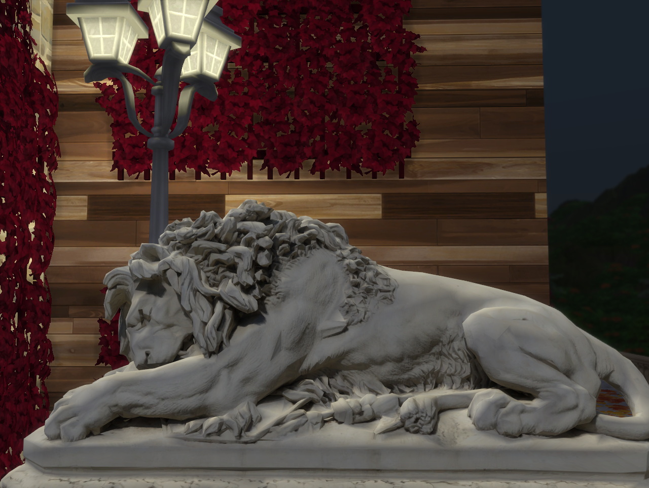 Grieving Lion at Anna Quinn Stories » Sims 4 Updates