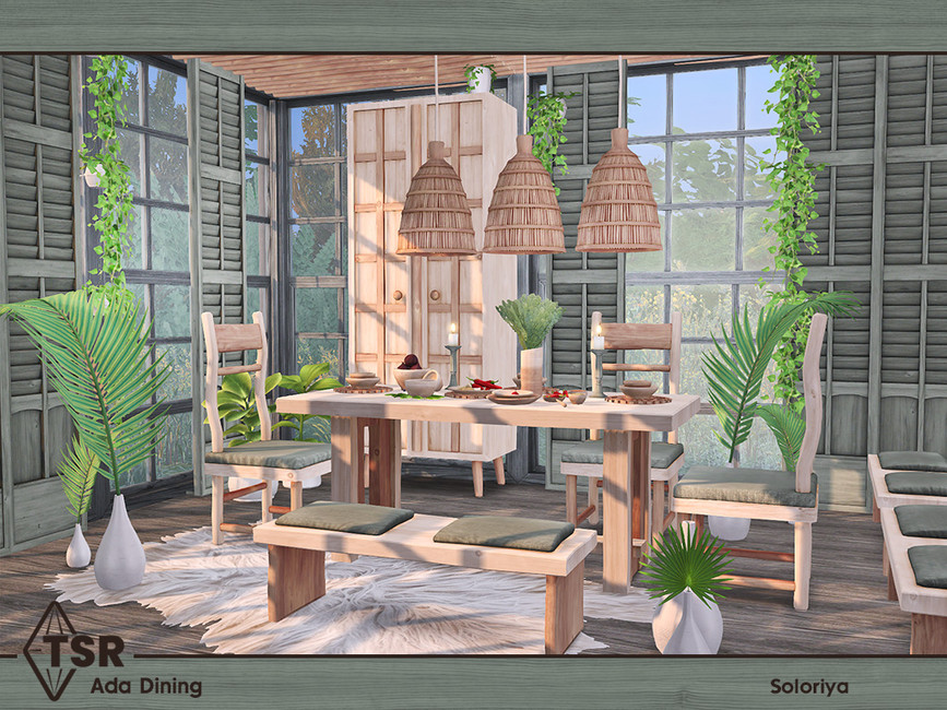 Ada Dining by soloriya at TSR » Sims 4 Updates
