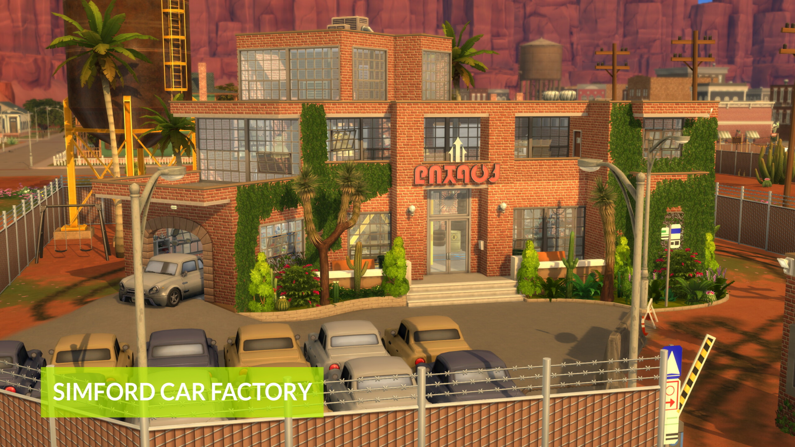 Simford Car Factory by Simooligan at Mod The Sims 4 » Sims 4 Updates