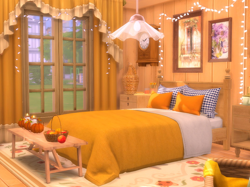 Fall Bedroom by Flubs79 at TSR » Sims 4 Updates