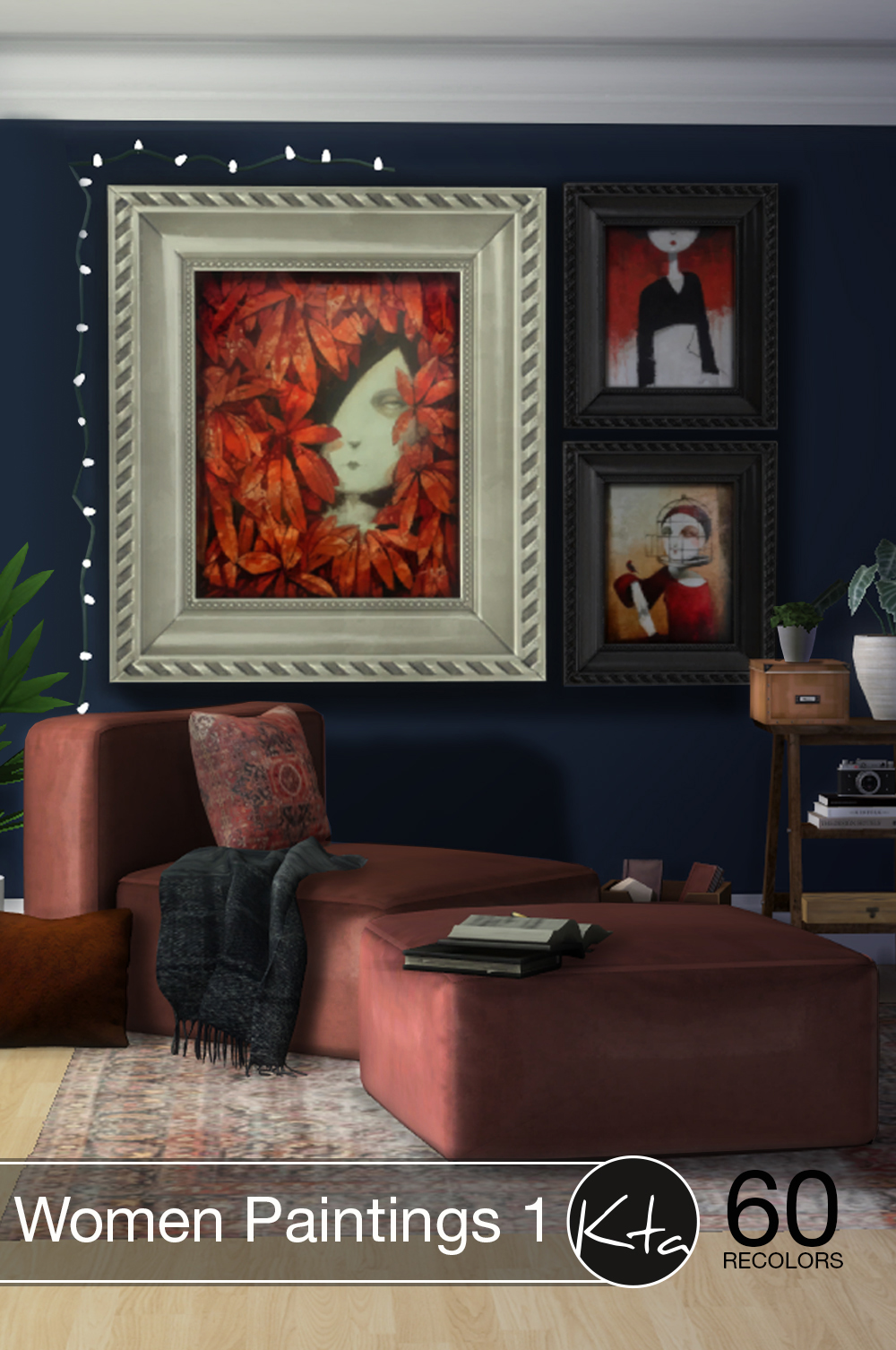 Women Paintings 1 at Ktasims » Sims 4 Updates