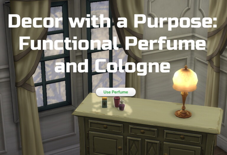 Functional Perfume and Cologne by Ilex at Mod The Sims 4 » Sims 4 Updates