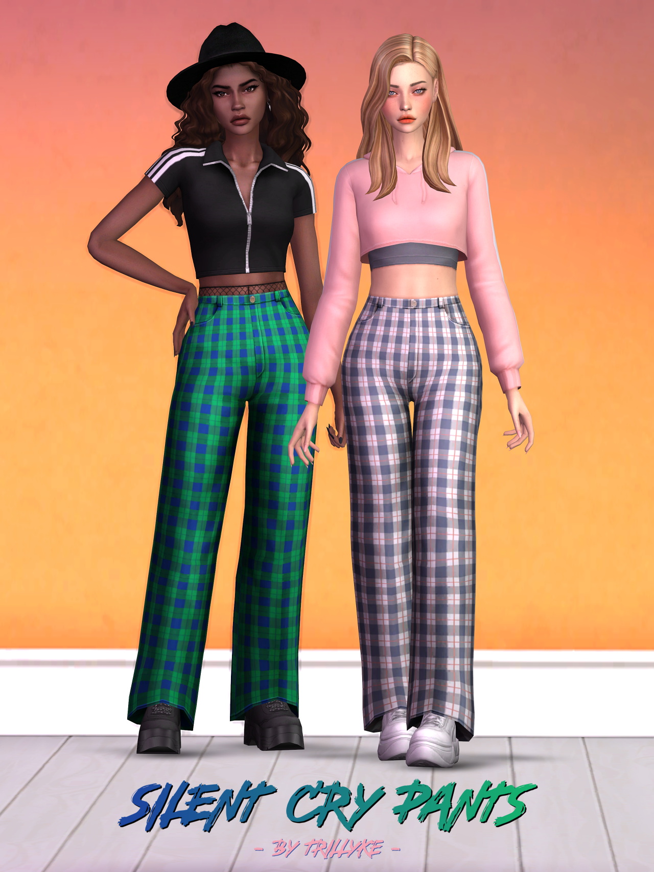 Silent Cry Pants at Trillyke » Sims 4 Updates