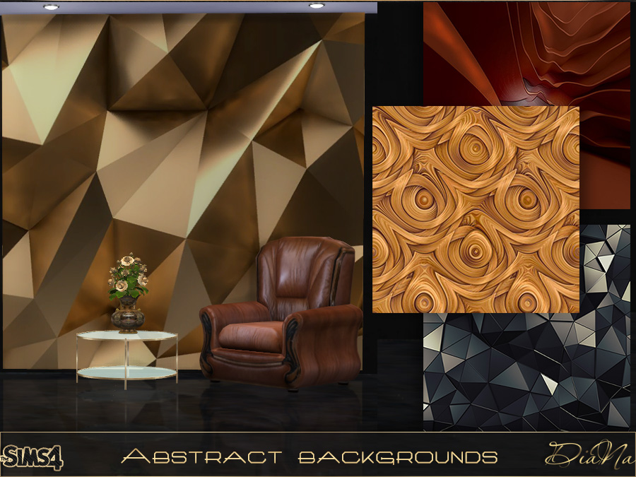 ABSTRACT BACKGROUNDS at DiaNa Sims 4 » Sims 4 Updates