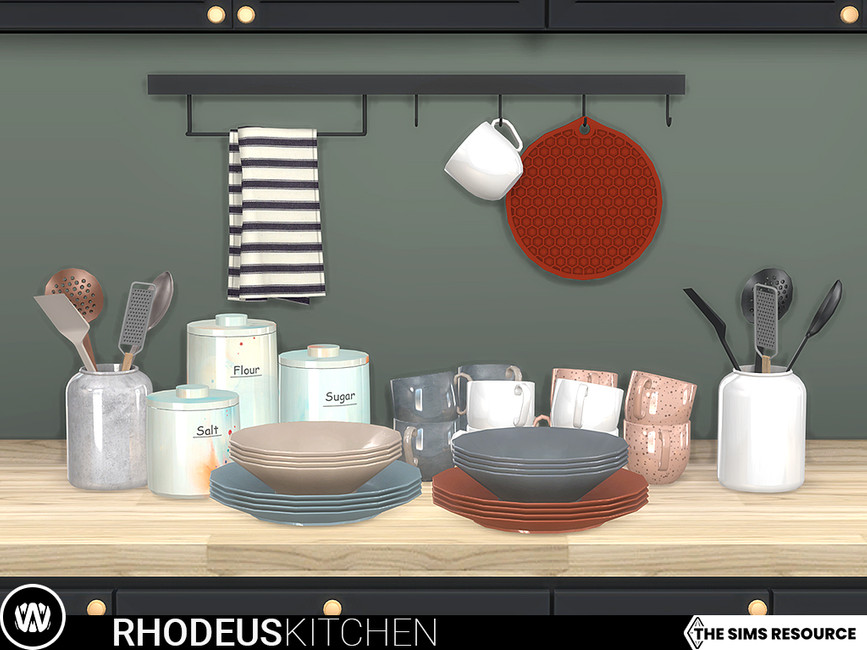 Rhodeus Kitchen - Part II by wondymoon at TSR » Sims 4 Updates