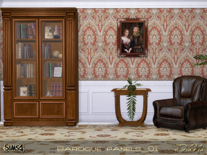BAROQUE PANELS 01 at DiaNa Sims 4 » Sims 4 Updates