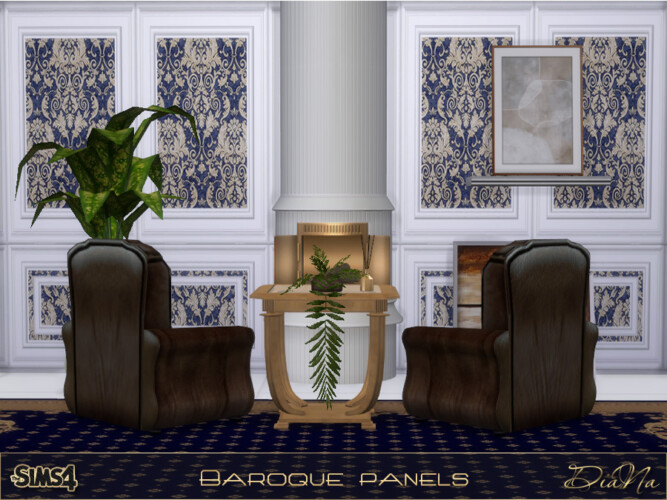 BAROQUE PANELS at DiaNa Sims 4 » Sims 4 Updates