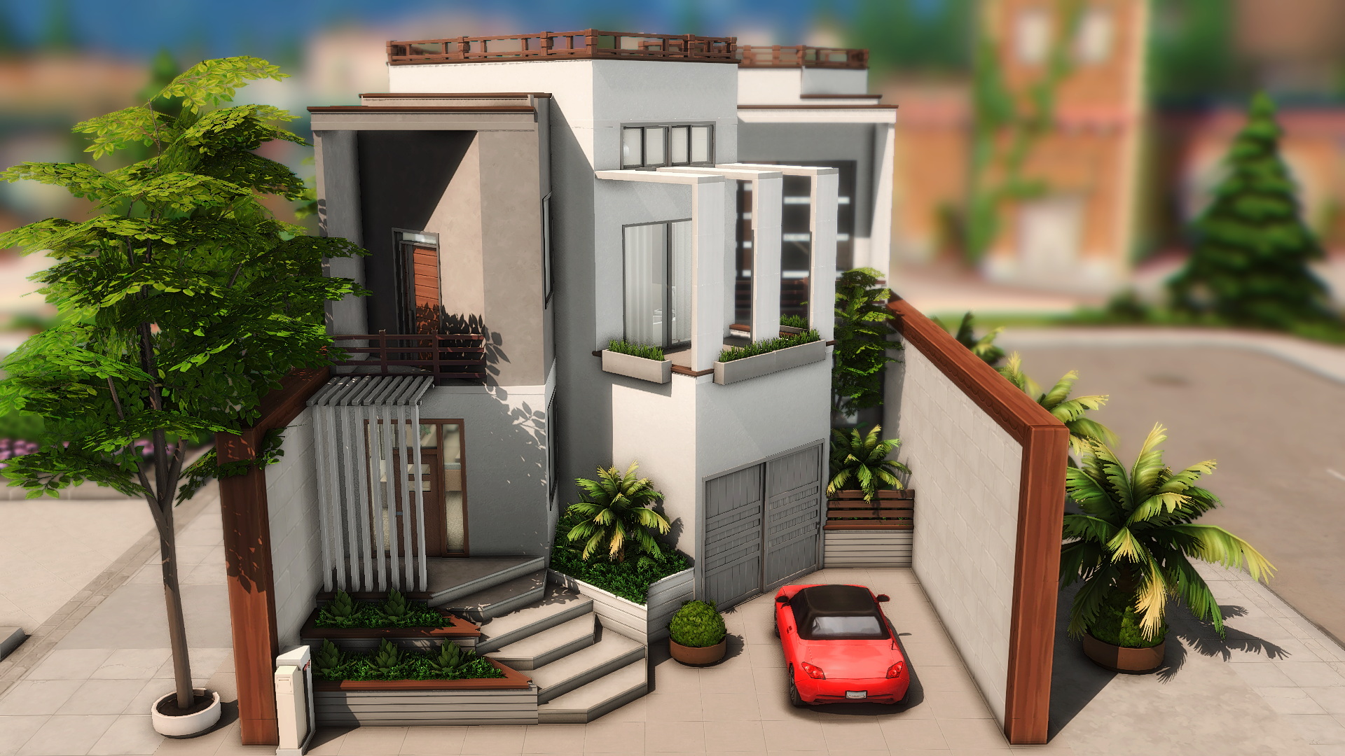 Modern House by plumbobkingdom at Mod The Sims 4 » Sims 4 Updates