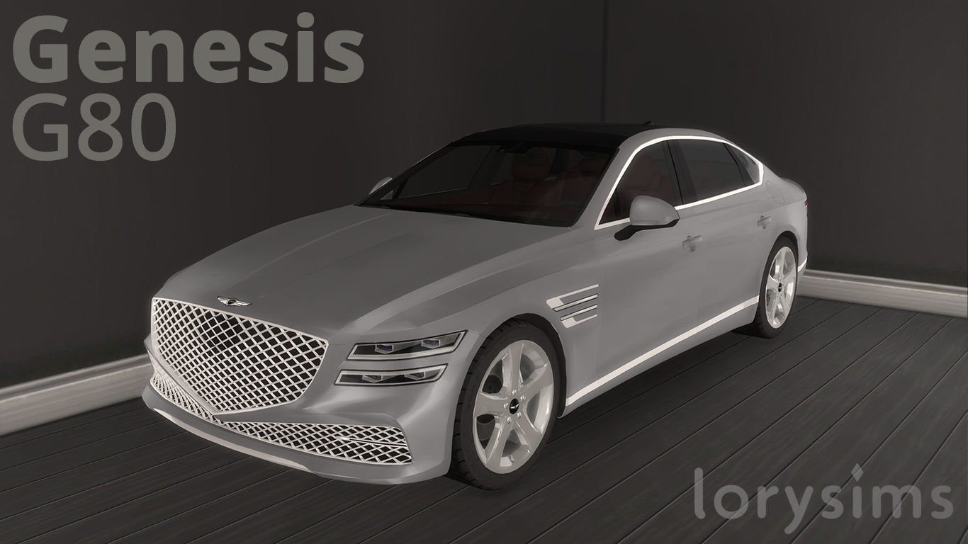 2021 Genesis G80 at LorySims » Sims 4 Updates