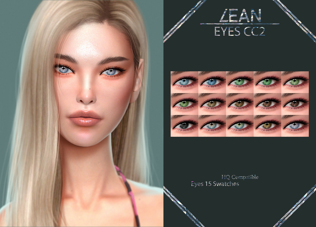 LEAN EYES at LEAN » Sims 4 Updates