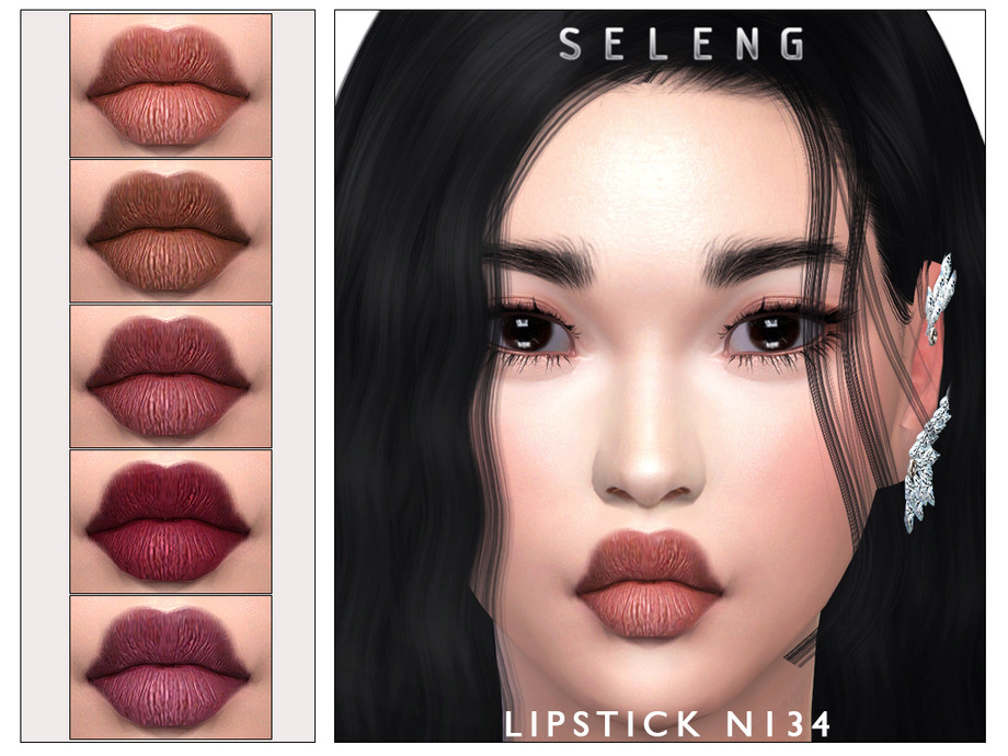 Lipstick N134 by Seleng at TSR » Sims 4 Updates