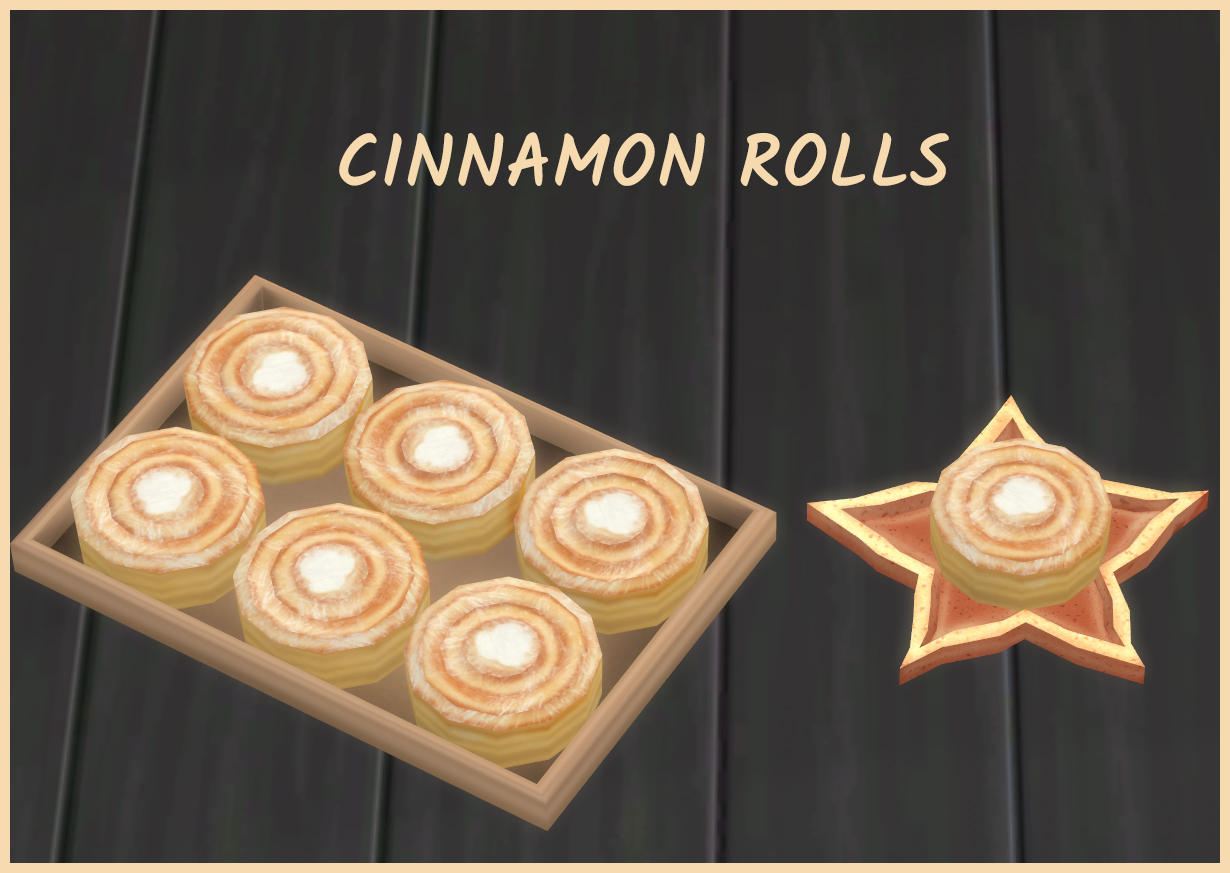CINNAMON ROLLS at Icemunmun » Sims 4 Updates
