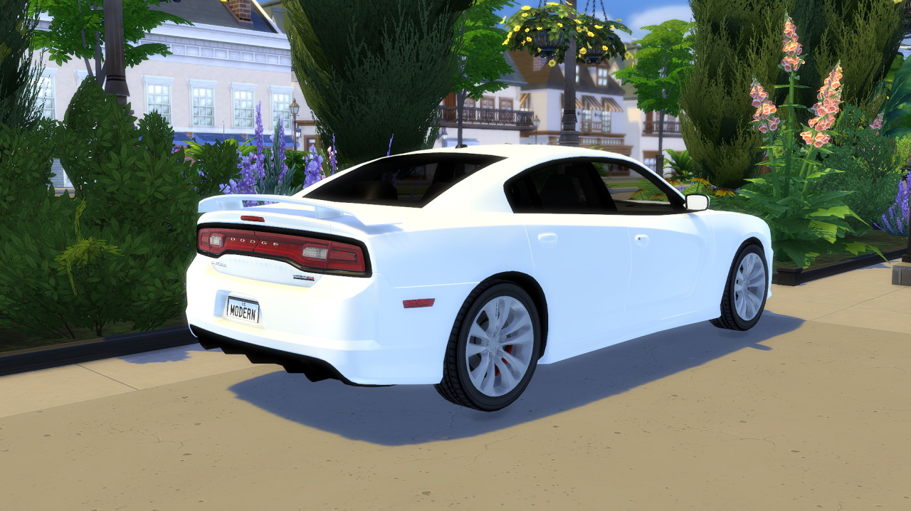 2012 Dodge Charger SRT8 at Modern Crafter CC » Sims 4 Updates