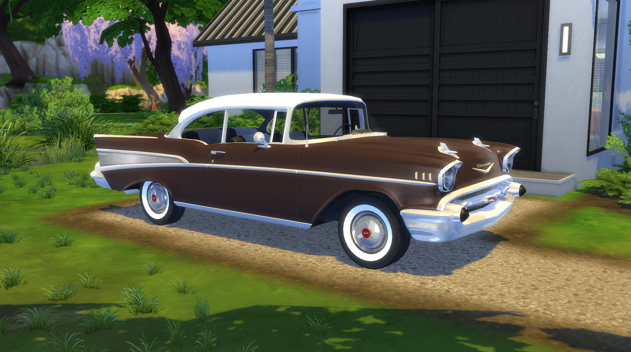 1957 Chevrolet Bel Air at LorySims » Sims 4 Updates