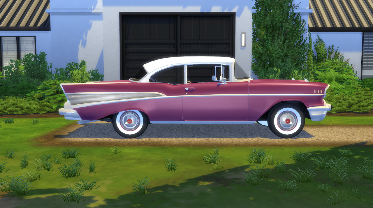 1957 Chevrolet Bel Air at LorySims » Sims 4 Updates